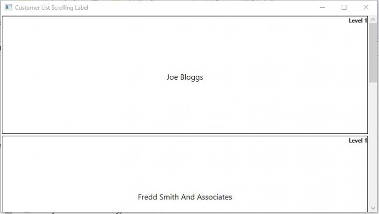 Scrolling Label Inside A Scrolling List Wpf C Kevin Days Programming Blog