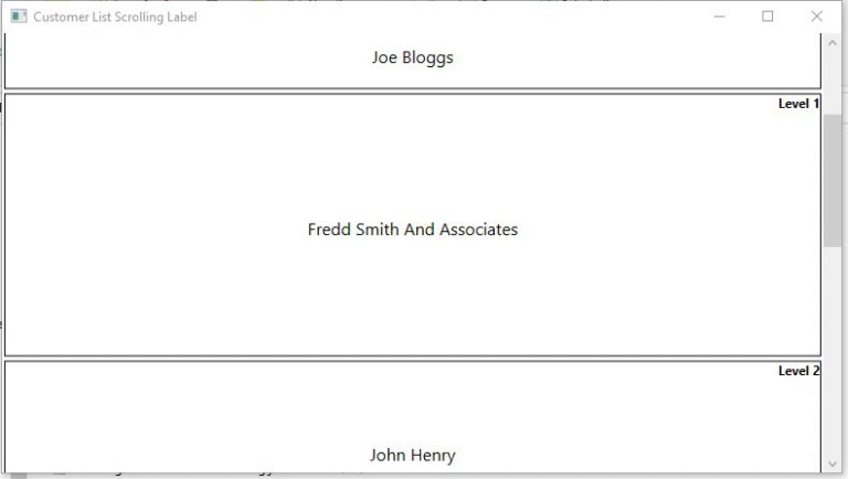 Scrolling Label Inside A Scrolling List Wpf C Kevin Days Programming Blog